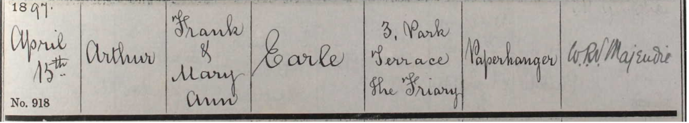 The mysterious disappearance of Arthur Earle – Funny where life takes you…